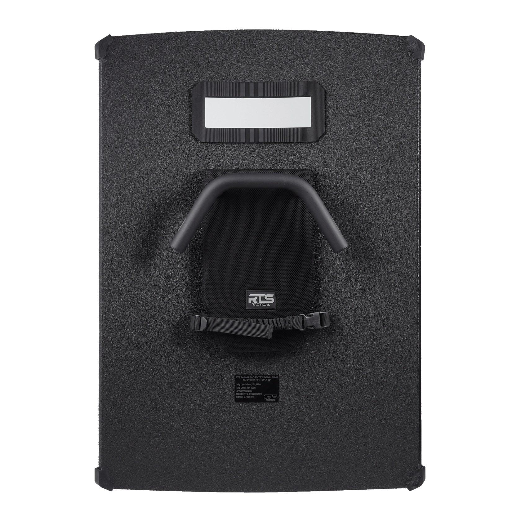 RTS Lead Entry Ballistic Shield – NIJ RF1 Curved Shield | RTS Tactical