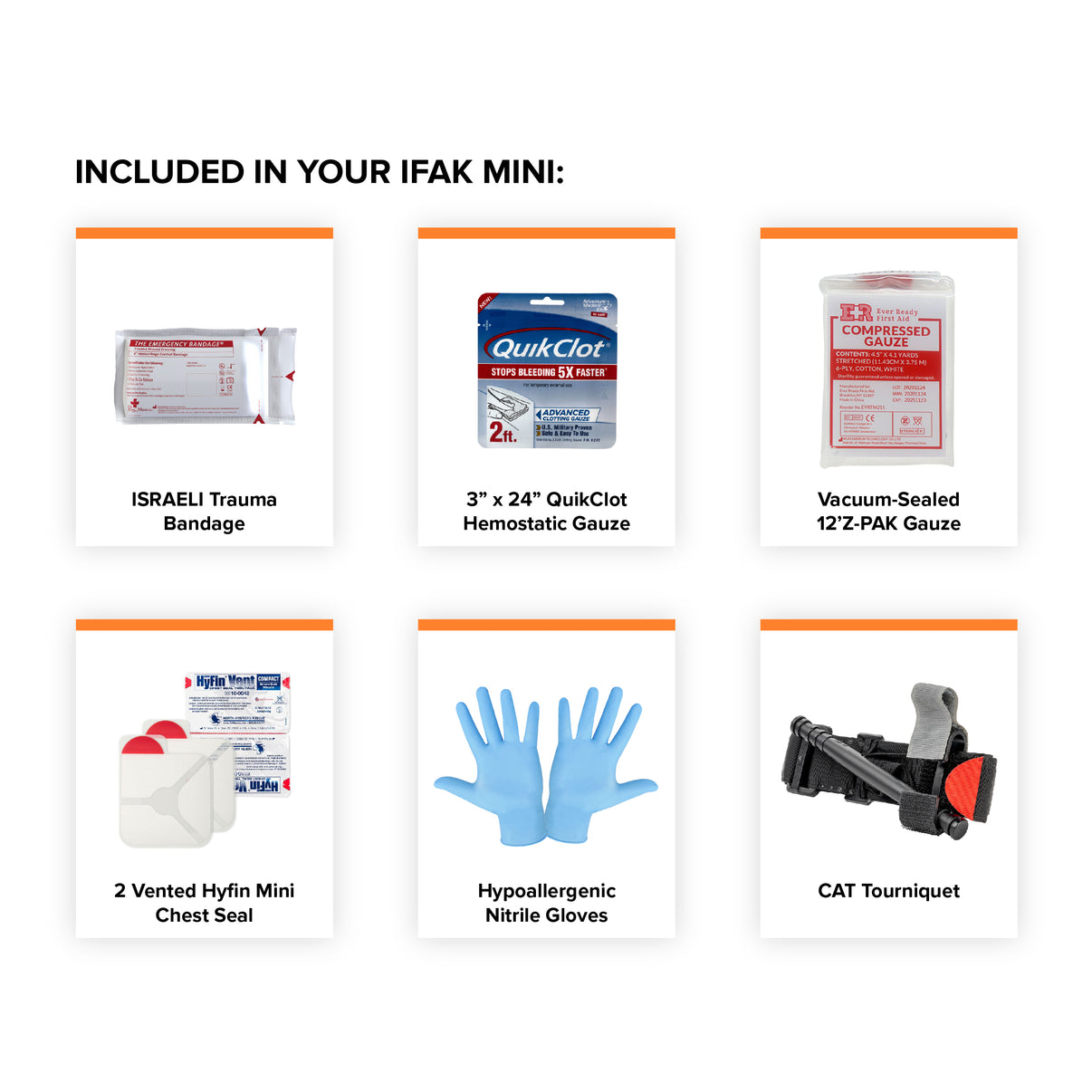 RTS Tactical IFAK Mini Refill Kit: Essential First Aid Gear | RTS Tactical