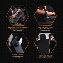 RTS Level III+ Mini Ballistic Shield – Rifle-Rated Compact | RTS Tactical