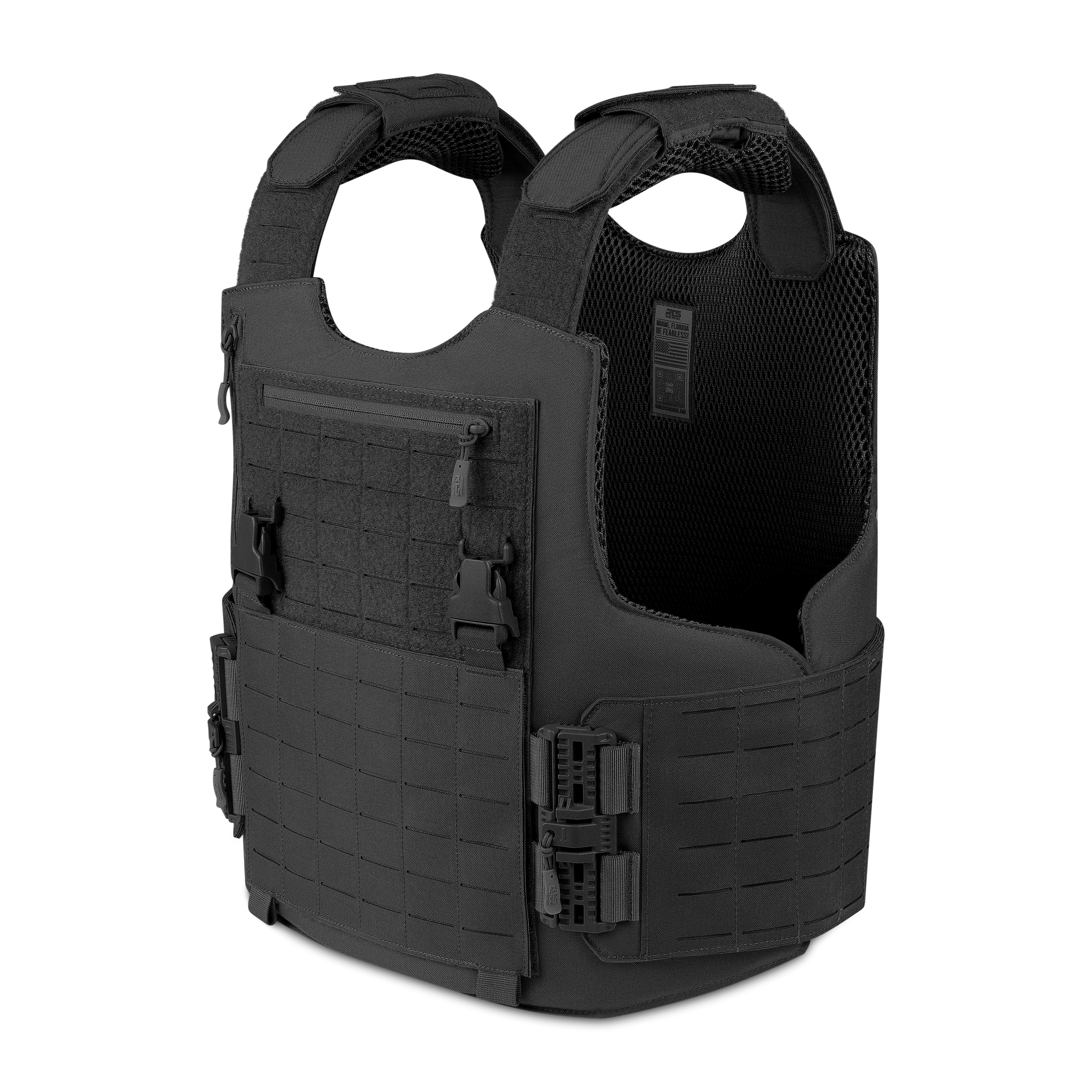 RICO OPSEC Tactical Vest with Commander Level IIIA (HG2) Soft Armor ...