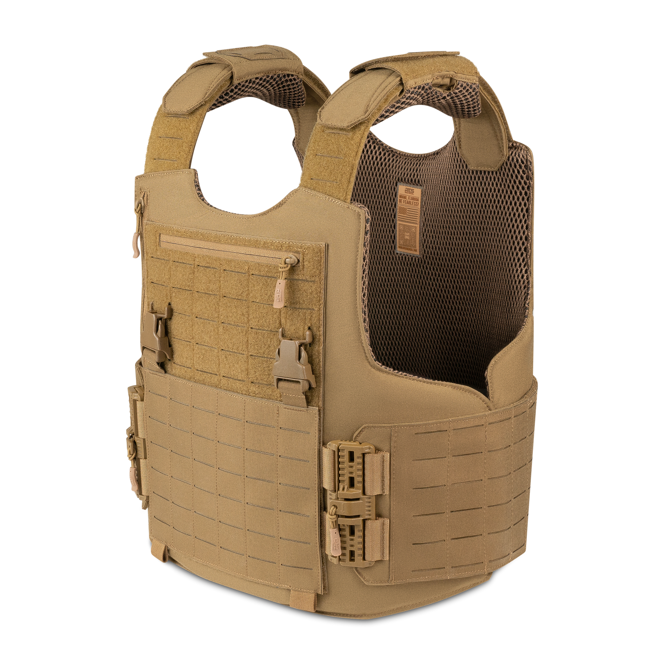 RICO OPSEC Tactical Vest with Commander Level IIIA (HG2) Soft Armor ...