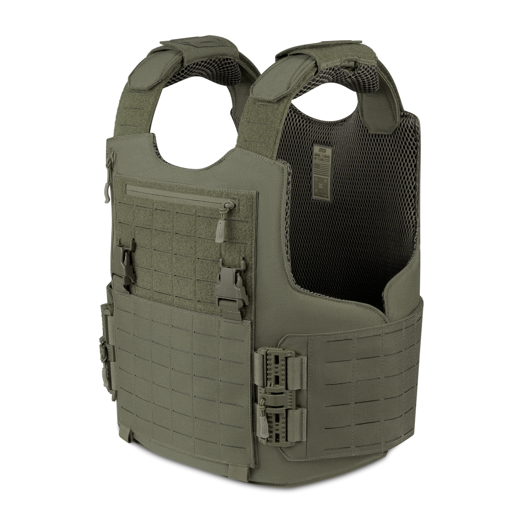 RICO OPSEC Tactical Vest with Commander Level IIIA (HG2) Soft Armor ...