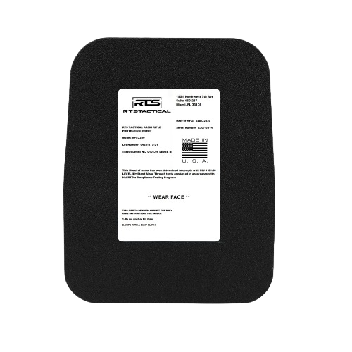 RTS Tactical Level III+ Rifle Special Threat Backpack Armor Inserts